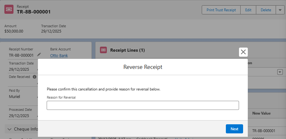Trust Receipts – Dye & Durham Knowledge Base