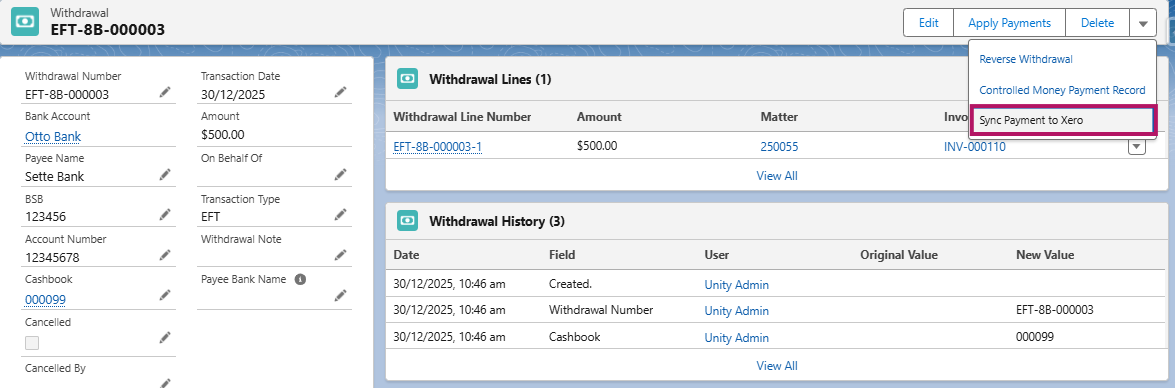 Bulk Electronic Funds Transfer (EFT) – Dye & Durham Knowledge Base