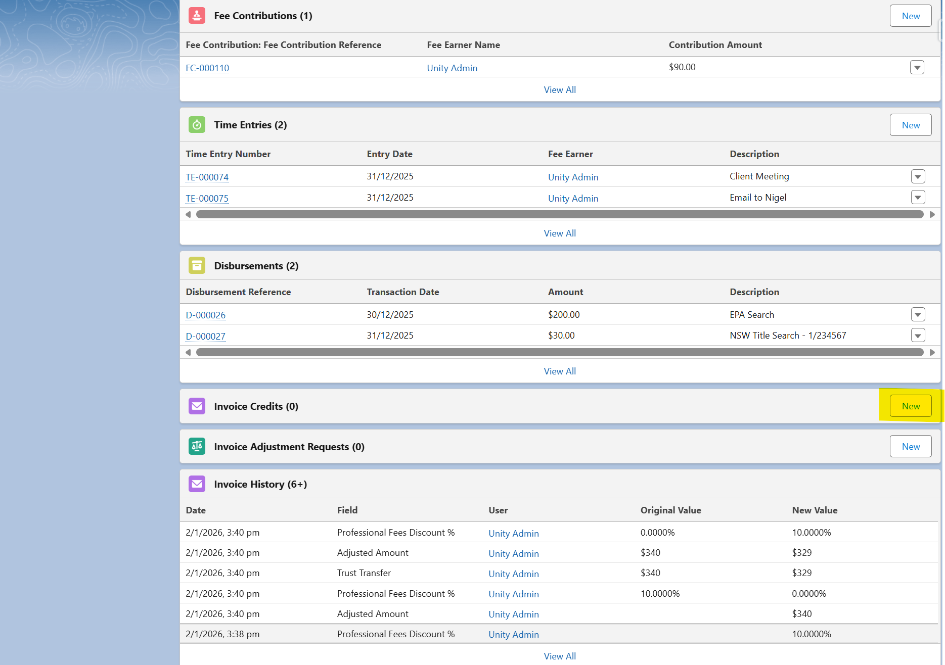Write off an Invoice – Dye & Durham Knowledge Base
