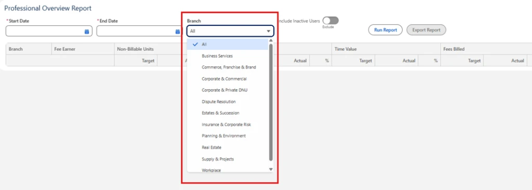 Unity™ Practice Management Core V4.27 – Dye & Durham Knowledge Base