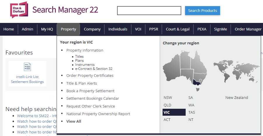Ordering VIC Property Titles and Plans – Dye & Durham Knowledge Base